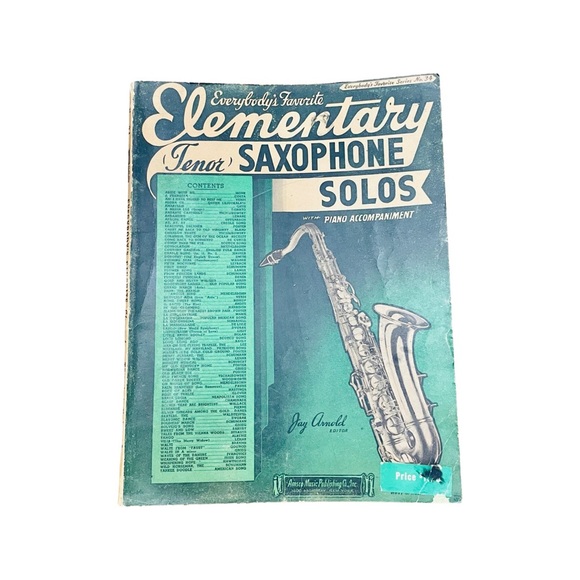 Other | Elementary Tenor Saxophone Solos Everybodys Favorite Series No ...
